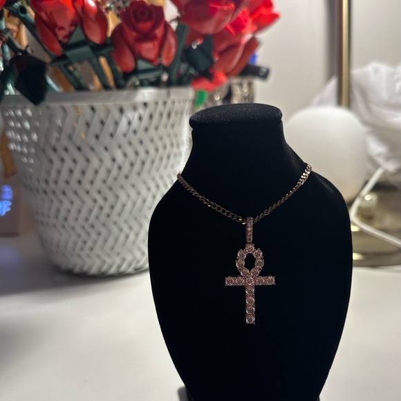 Jewelry | Ankh Rose Gold Necklace | Poshmark